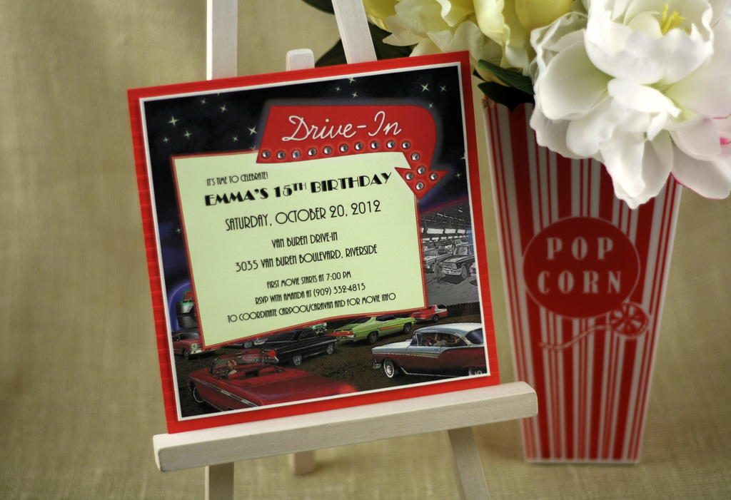 Pearblossom Press - Drive-In-Invitation